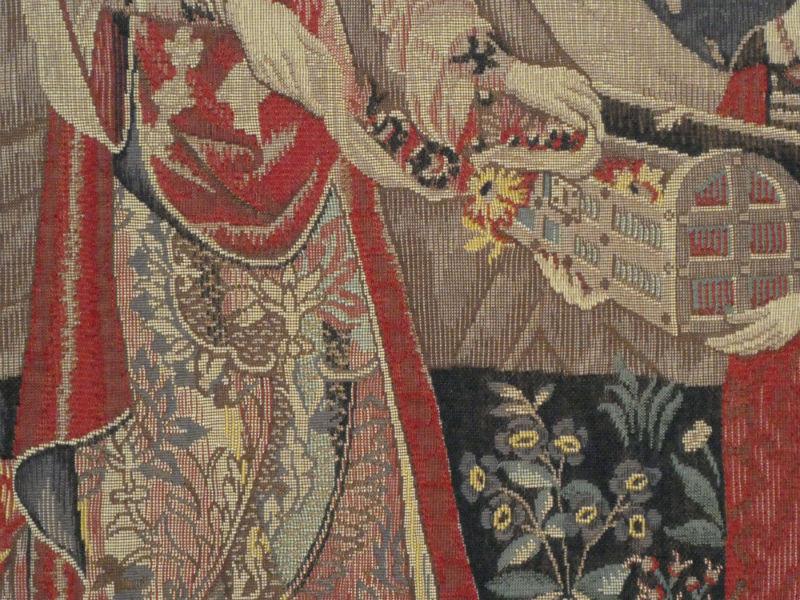 A Mon Seul Desir wall tapestry - Lady with the Unicorn tapestries